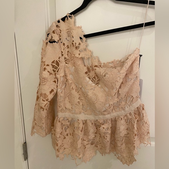SAYLOR | Tops | Saylor One Shoulder Cut Out Blouse | Poshmark